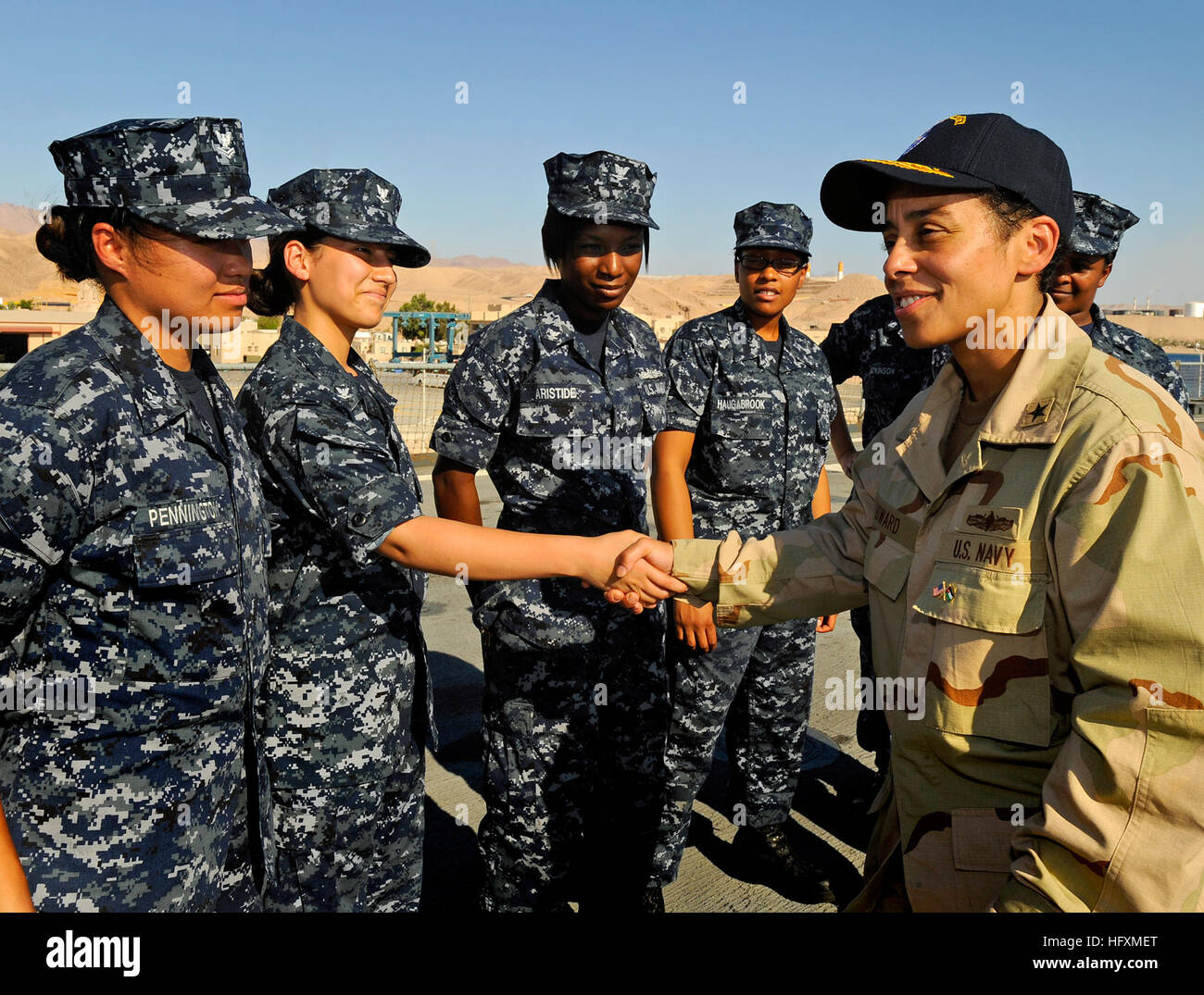 090707-N-5345W-103 RED SEA (July 7, 2009) Rear Adm. Michelle Howard ...