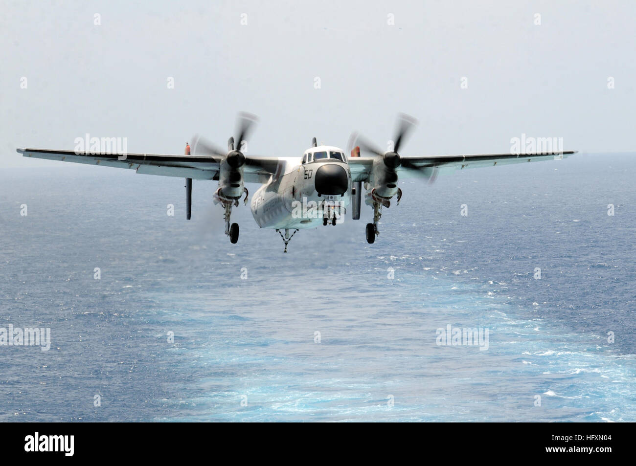 090715-N-6106R-224 ATLANTIC OCEAN (July 15, 2009) A C-2A Greyhound ...
