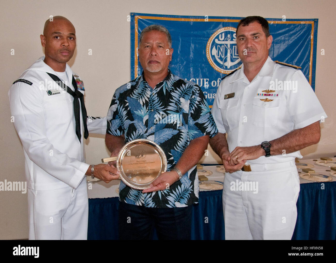 Guam chapter of the navy league of the united states hi-res stock ...