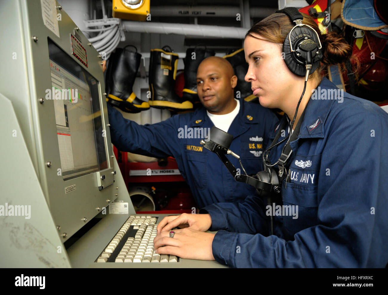 Damage control locker hi-res stock photography and images - Alamy