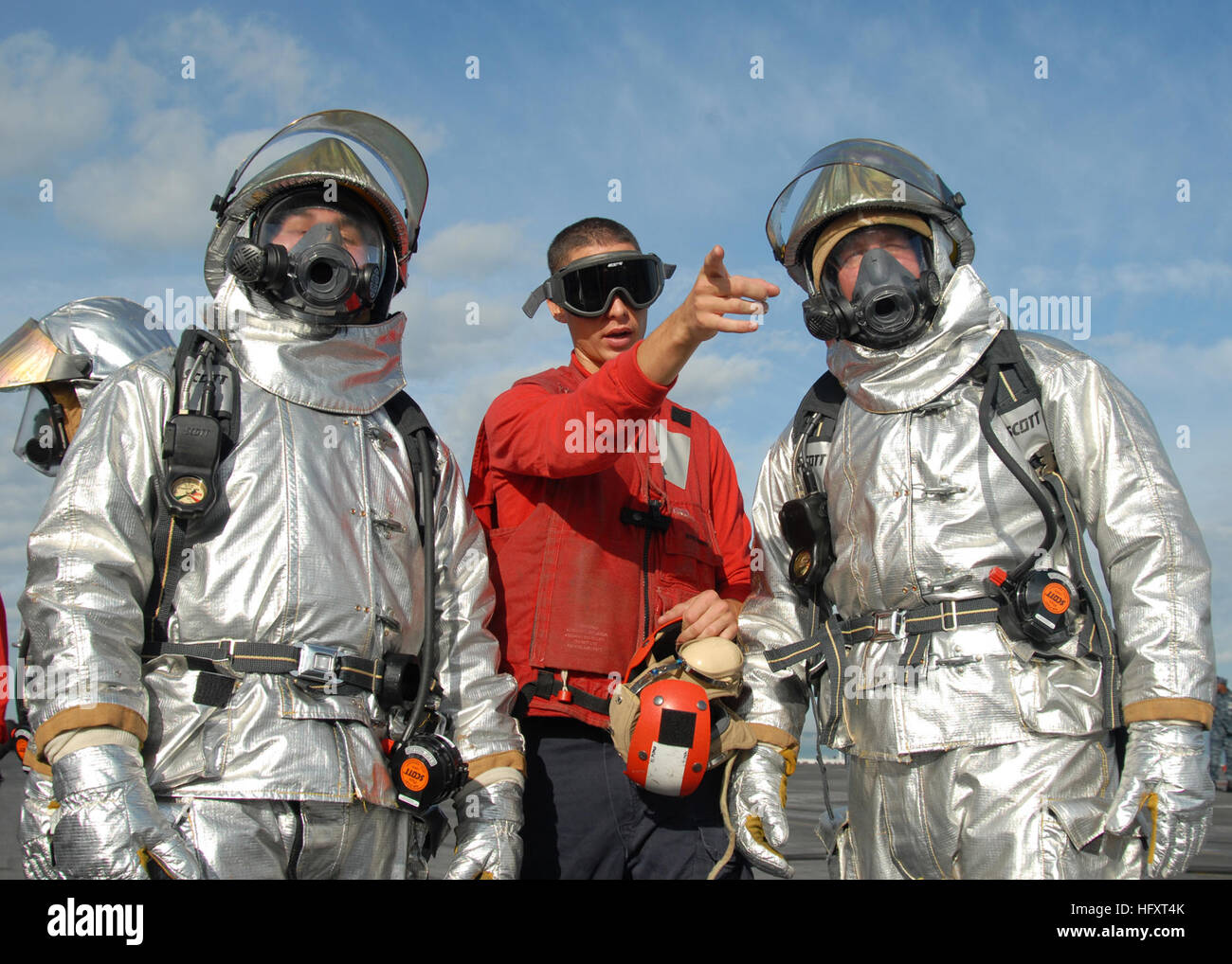 091023-N-8560K-060 NORFOLK (Oct. 23, 2009) Sailors assigned to the ...