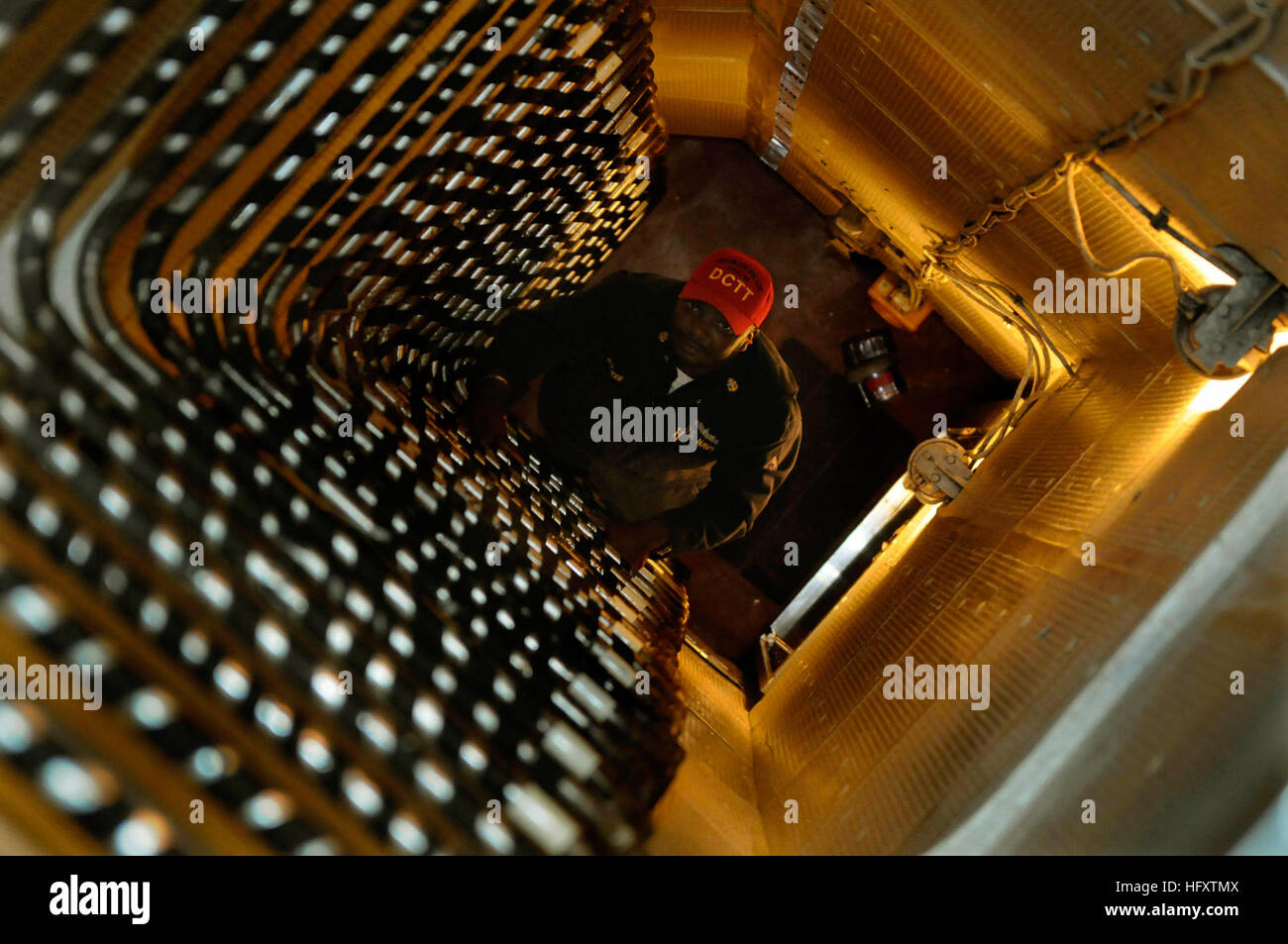 Chief Petty Officer Rodney Booker, hull maintenance technician, a ...