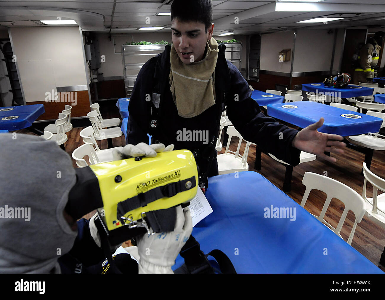 Navy firefighting thermal imager hi-res stock photography and images ...