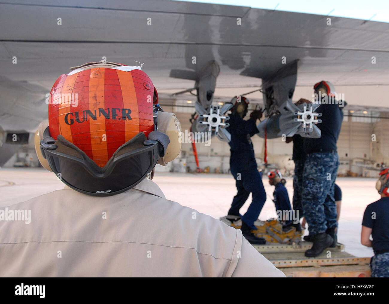Ordnance handler hi-res stock photography and images - Alamy