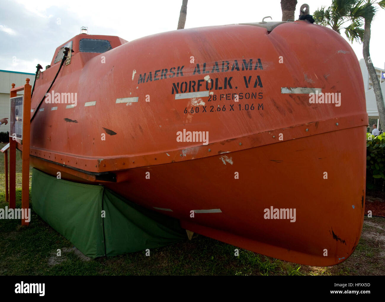 Life raft container on ship hi-res stock photography and images - Alamy