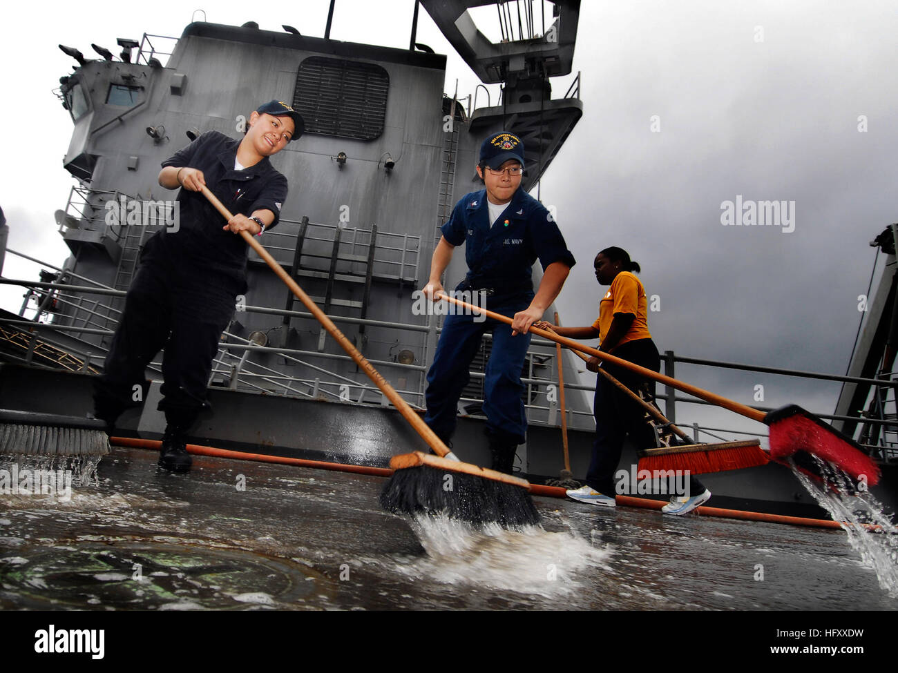 Scrub decks of ship hi-res stock photography and images - Alamy