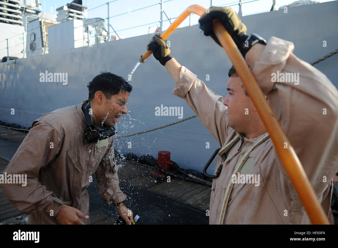 Salvage diver barge hi-res stock photography and images - Alamy