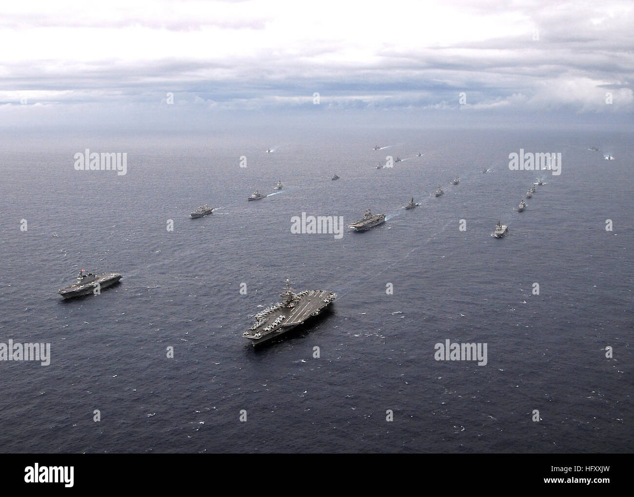 U.S. Navy and Japan Maritime Self-Defense Force ships transit in ...