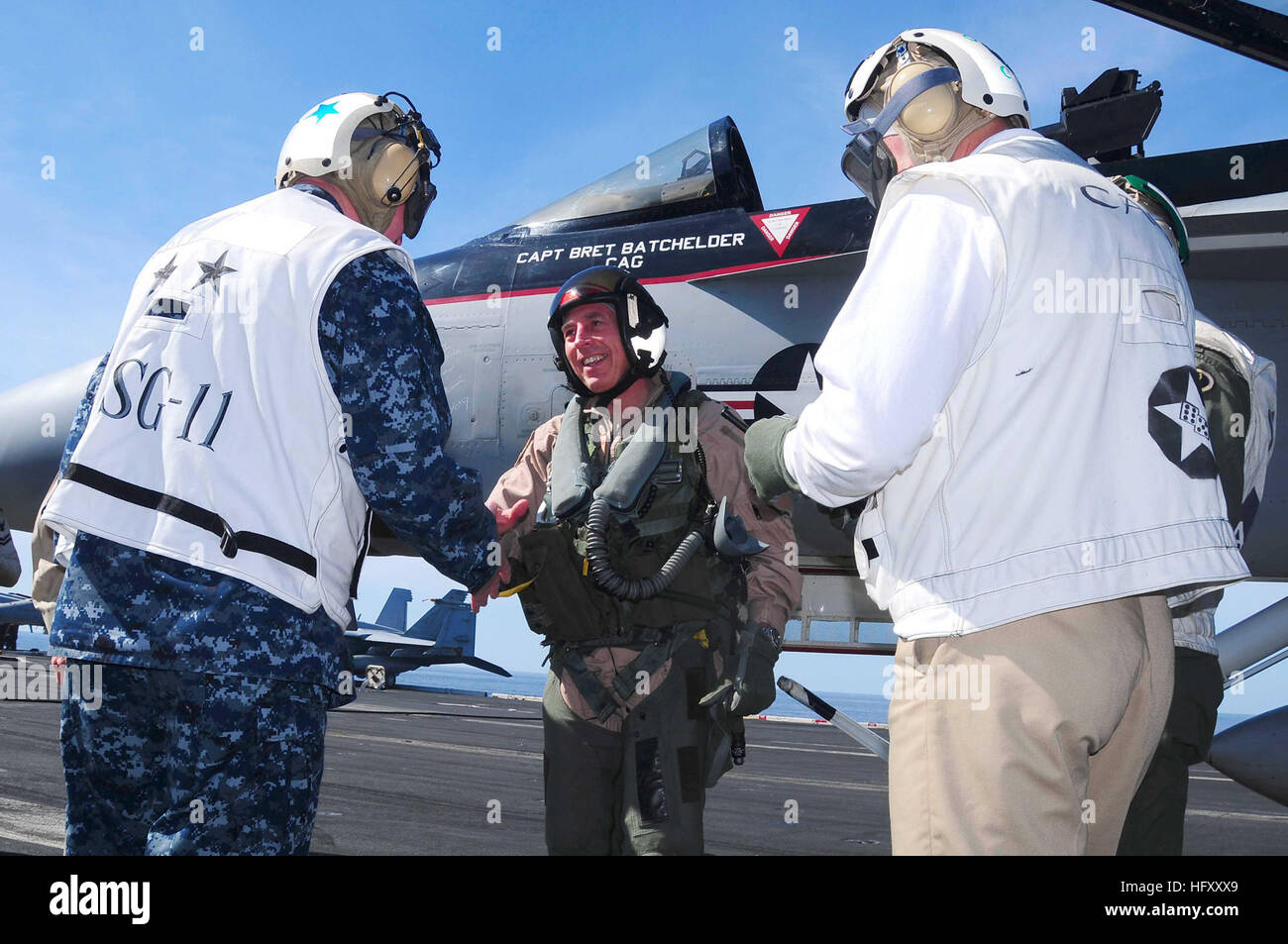 091126-N-9760Z-148 GULF OF OMAN (Nov. 26, 2009) Gen. David H. Petraeus ...