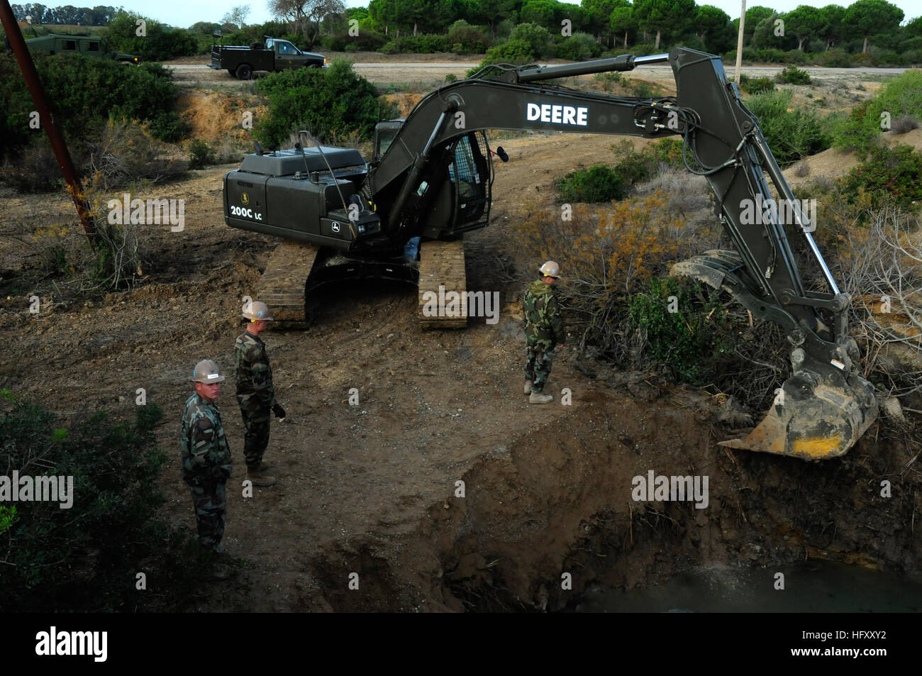 Seabees from naval mobile construction battalion nmcb 3 hi-res stock ...