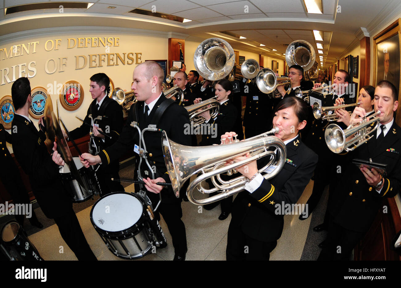 091210-N-7647G-028 WASHINGTON (Dec. 10, 2009) Midshipmen from the U.S ...