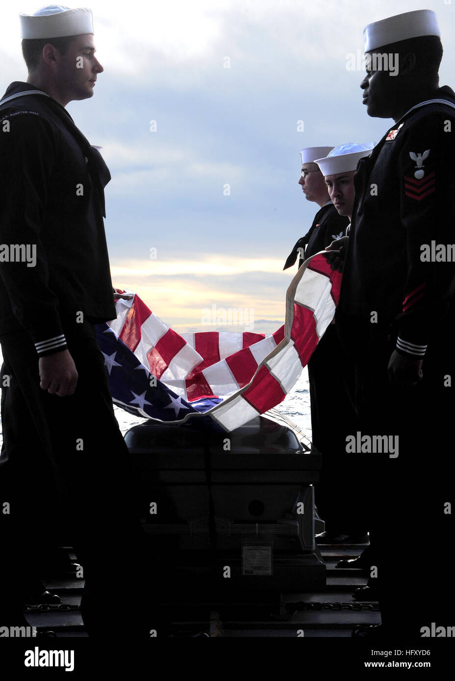 Burial casket flag hi-res stock photography and images - Alamy
