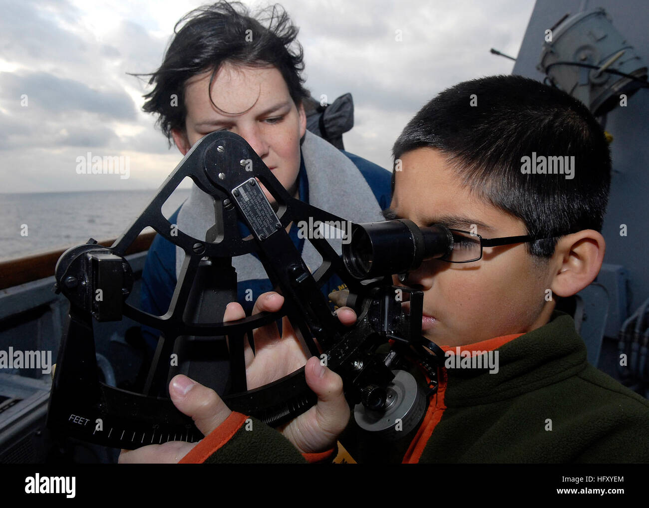 091214-N-9520G-324 PHILIPPINE SEA (Dec. 14, 2009) Quartermaster Seaman ...