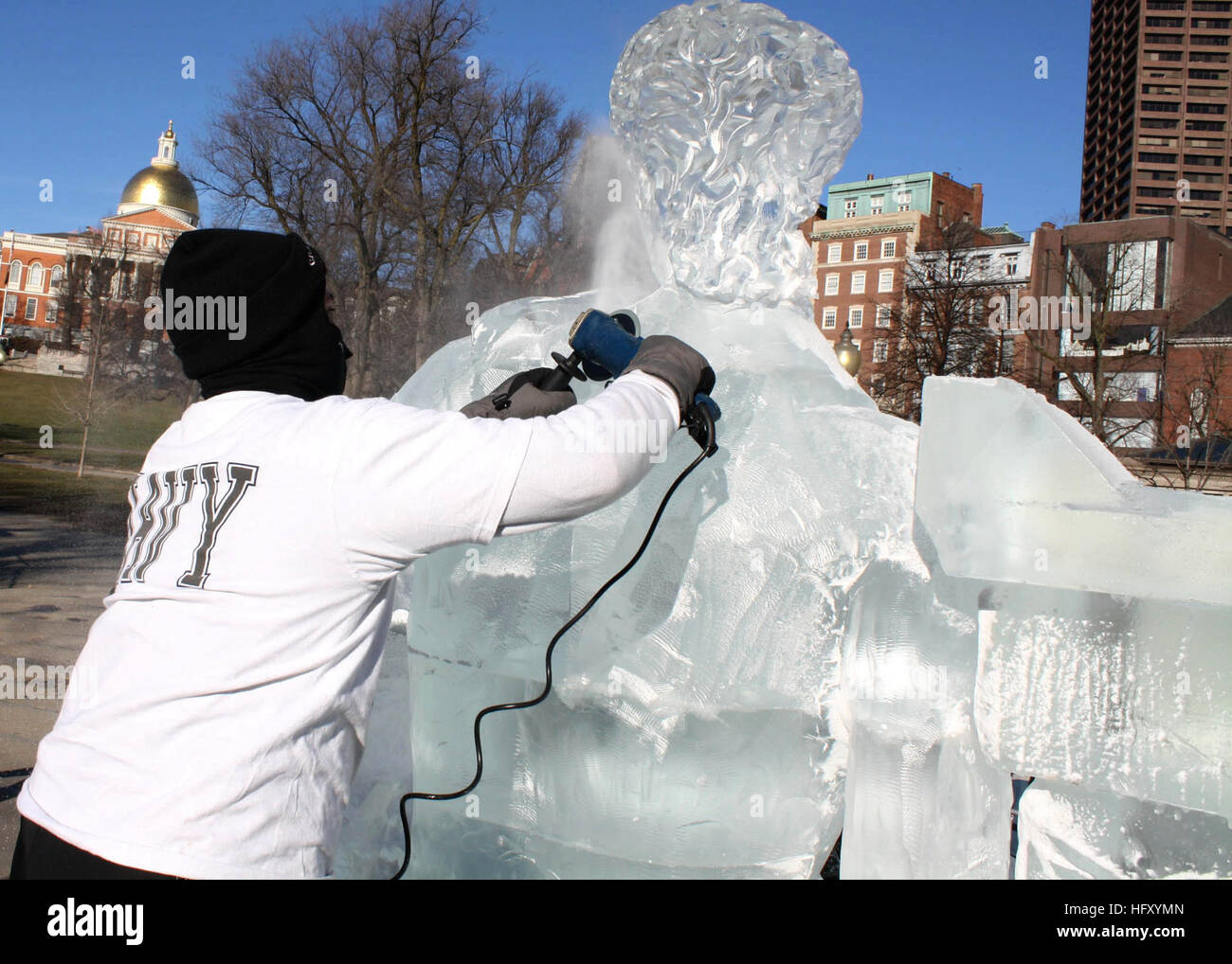 Boston's first night hi-res stock photography and images - Alamy