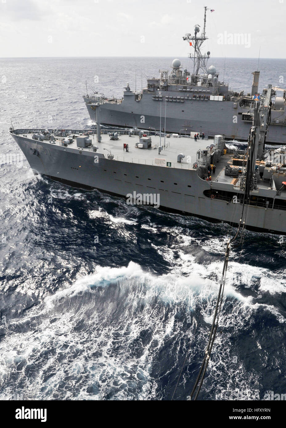 Military sealift command fleet replenishment oiler usns pecos t ao 197 ...