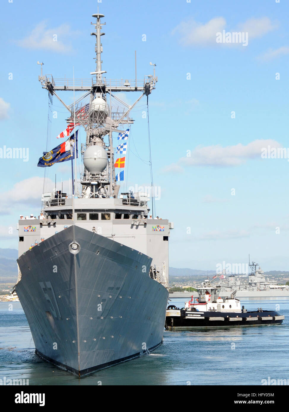 100115-N-3666S-034 PEARL HARBOR (Jan. 15, 2010) The guided-missile ...