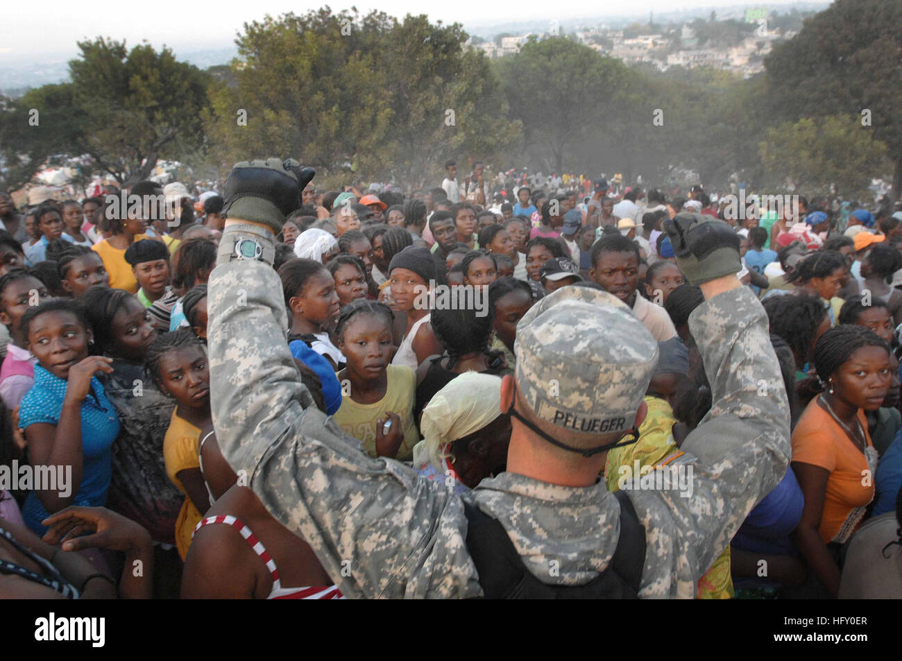 100119-D-1852B-277 PORT-AU-PRINCE, Haiti (Jan. 19, 2010) Army Pfc ...