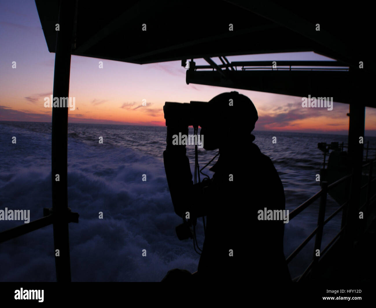 Starboard aft lookout watch hi-res stock photography and images - Alamy