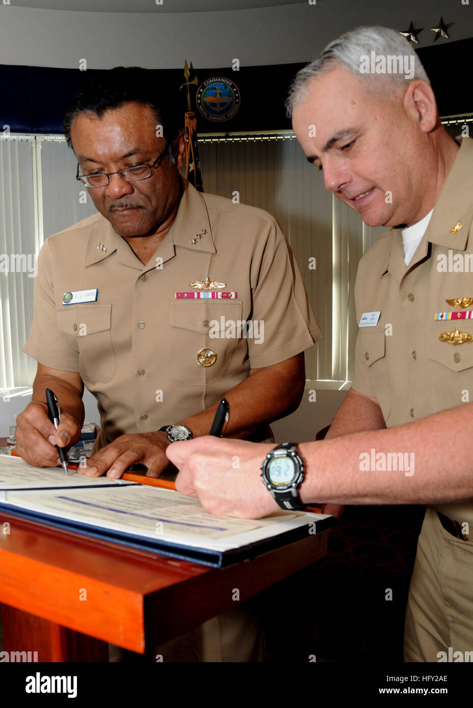 100216-N-2259P-001 SAN DIEGO (Feb. 16, 2010) Vice Adm. D. C. Curtis ...