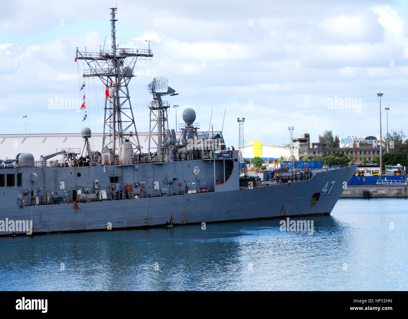 100221-N-8463W-096 PORT LOUIS, Mauritius (Feb. 21, 2010) The guided ...