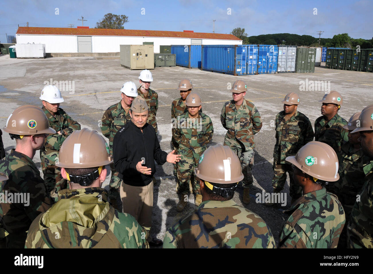 100223-N-3289C-103 ROTA, Spain (Feb. 23, 2010) Vice Adm. Harry B ...