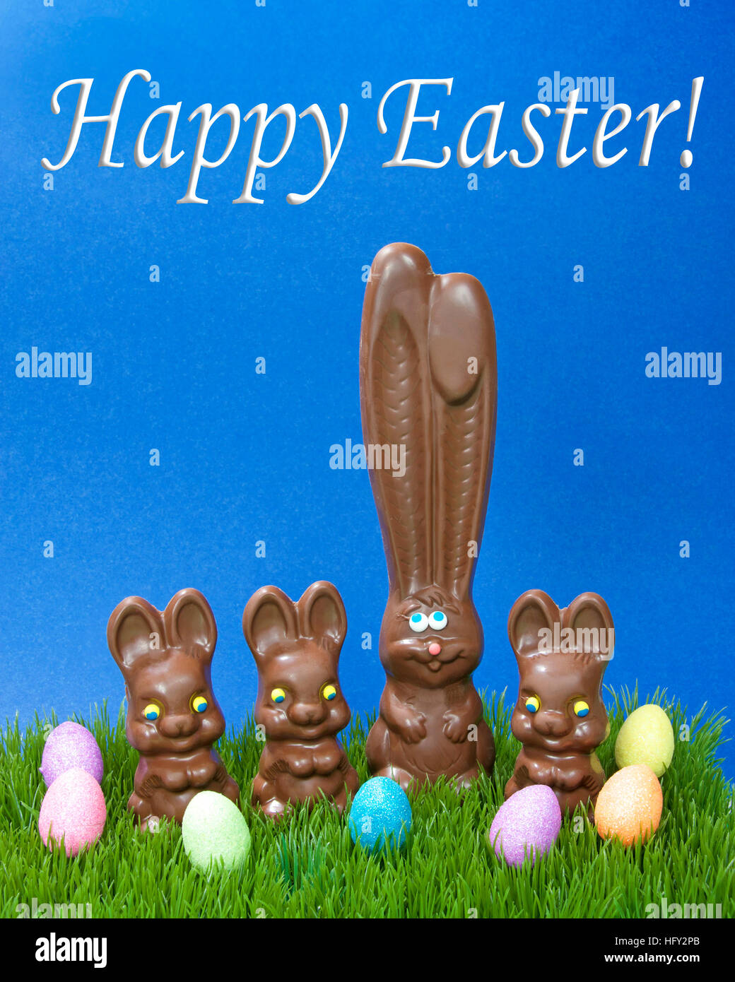 Happy Easter Chocolate Bunny