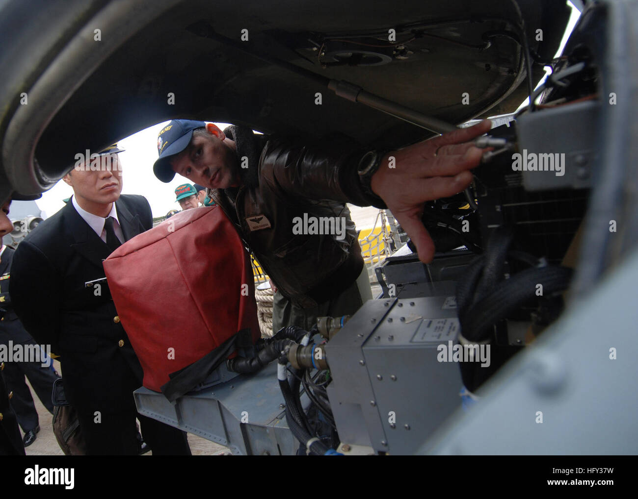 100302-N-3283P-087 TOKUSHIMA, Japan (March 2, 2010) Lt. Cmdr Wade ...