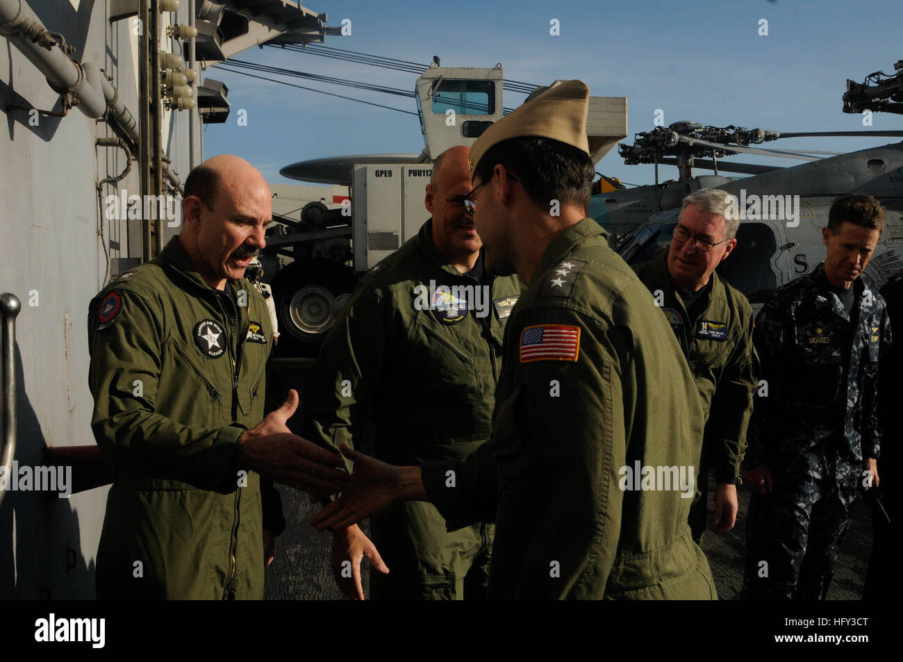 The commander of carrier air wing 11 hi-res stock photography and ...