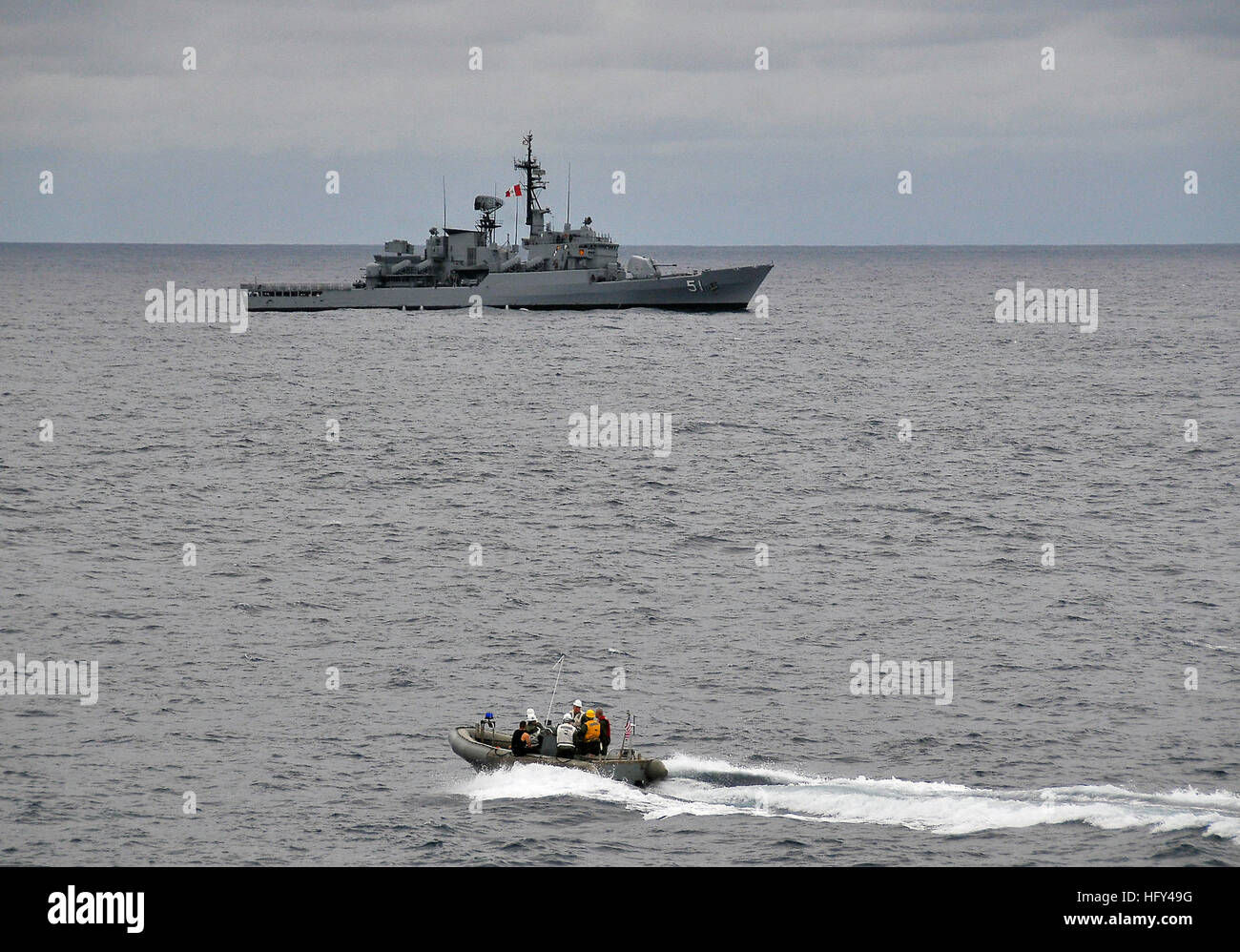 Peru navy frigate bap carvajal fm 51 hi-res stock photography and ...