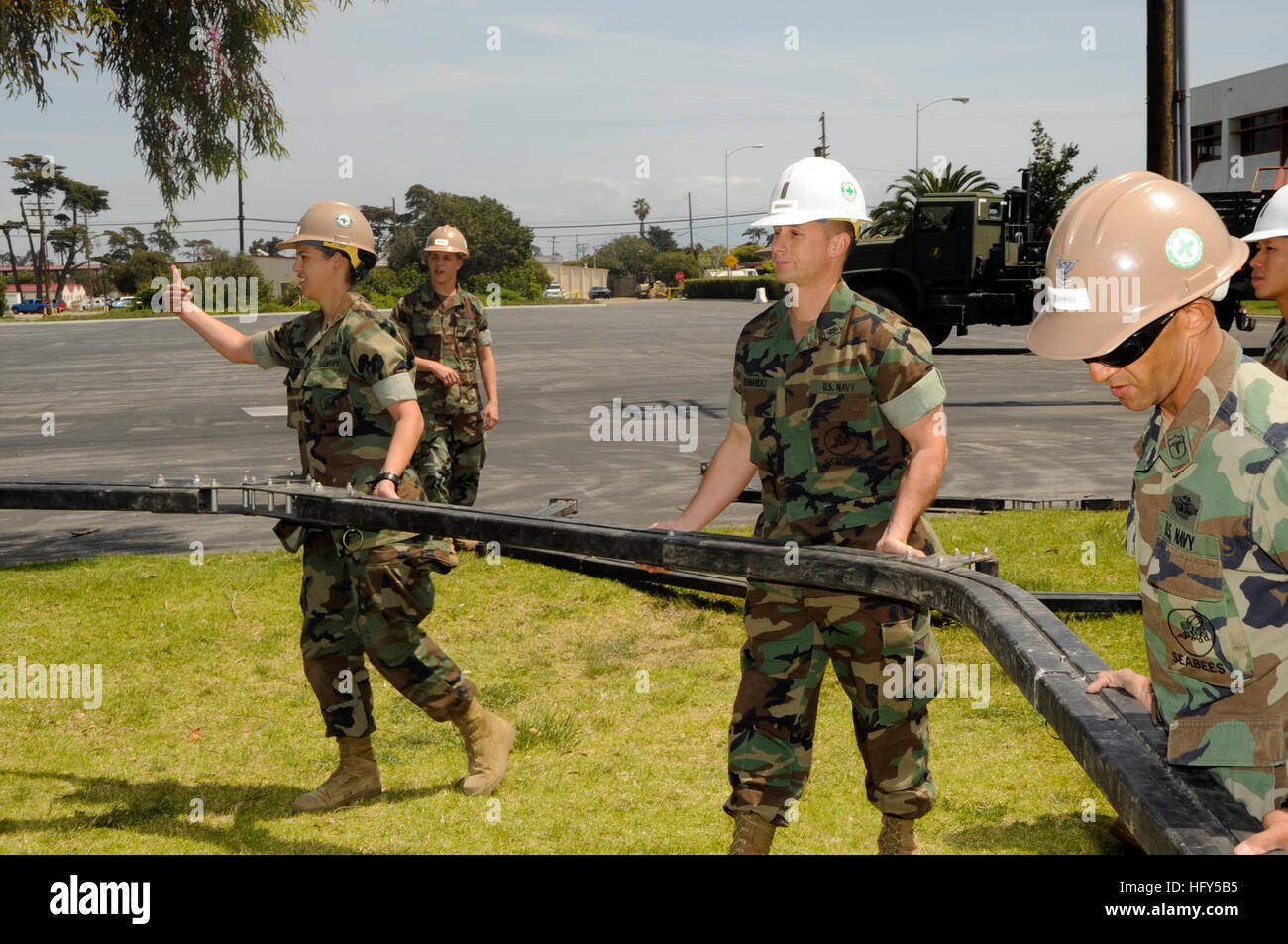 U s navy seabees from naval mobile construction battalion nmcb 3 hi-res ...