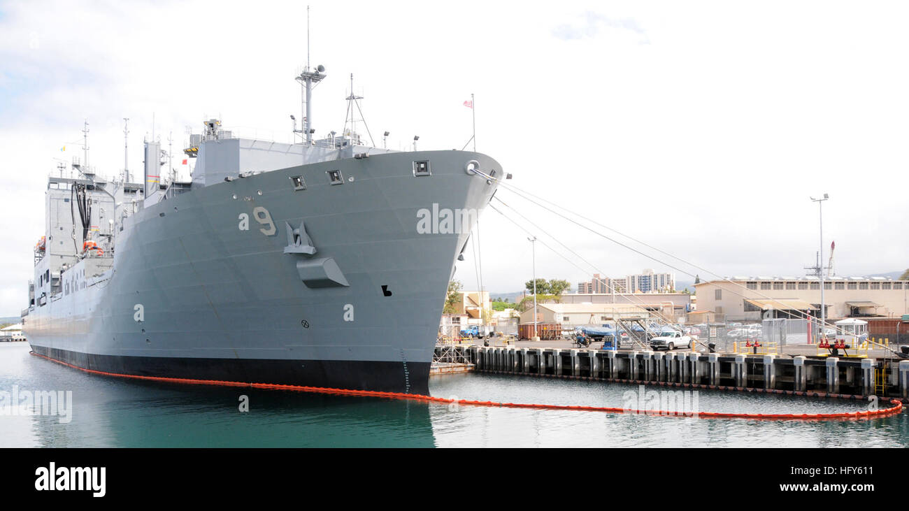 The Military Sealift Command dry cargo and ammunition ship USNS Matthew ...