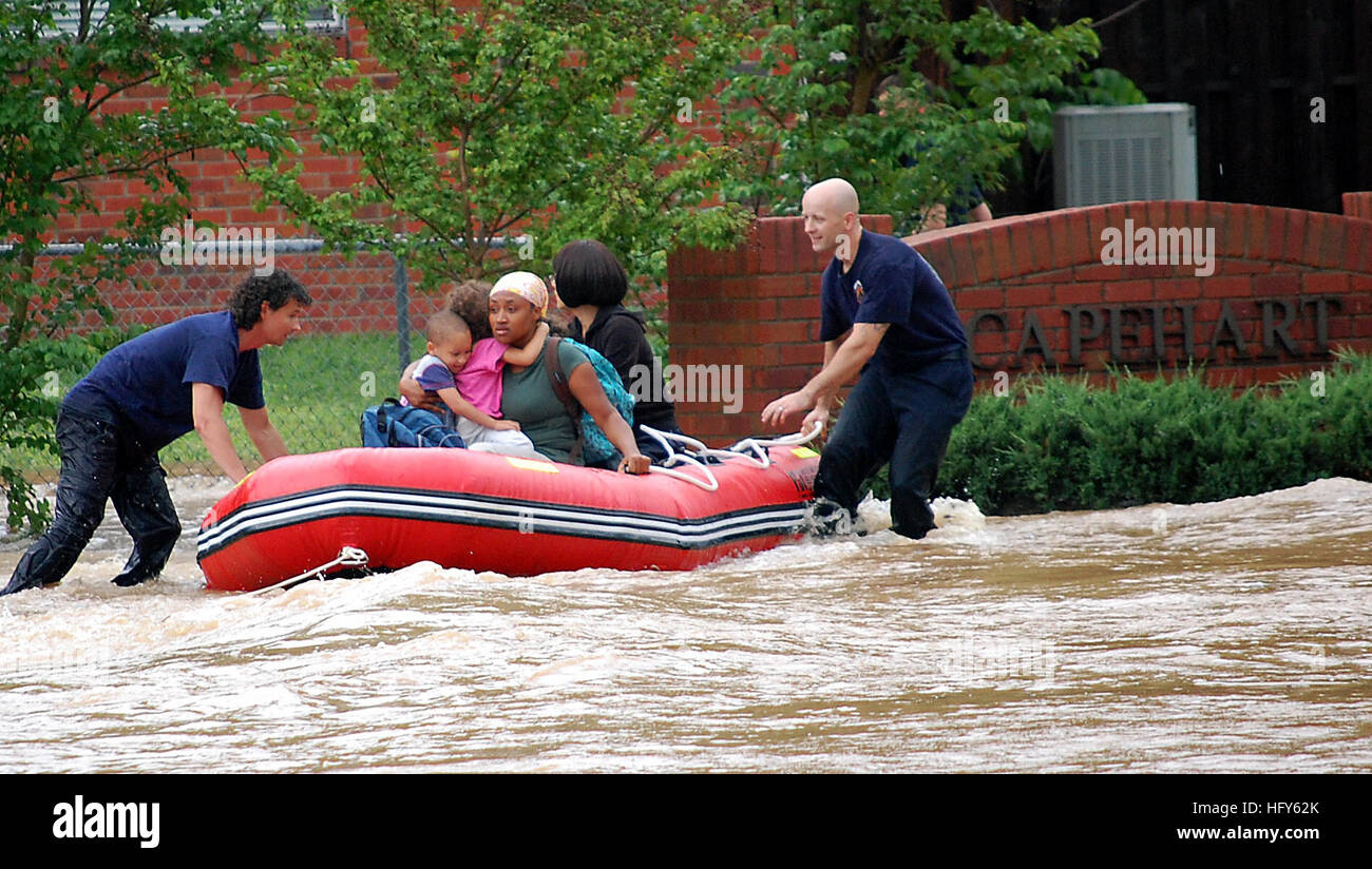Flood rescue boat hi-res stock photography and images - Alamy