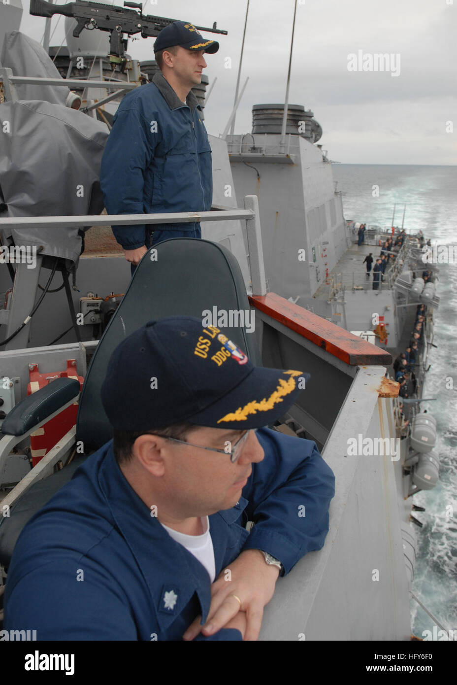 Commanding officer of the guided missile destroyer uss laboon ddg 58 hi ...