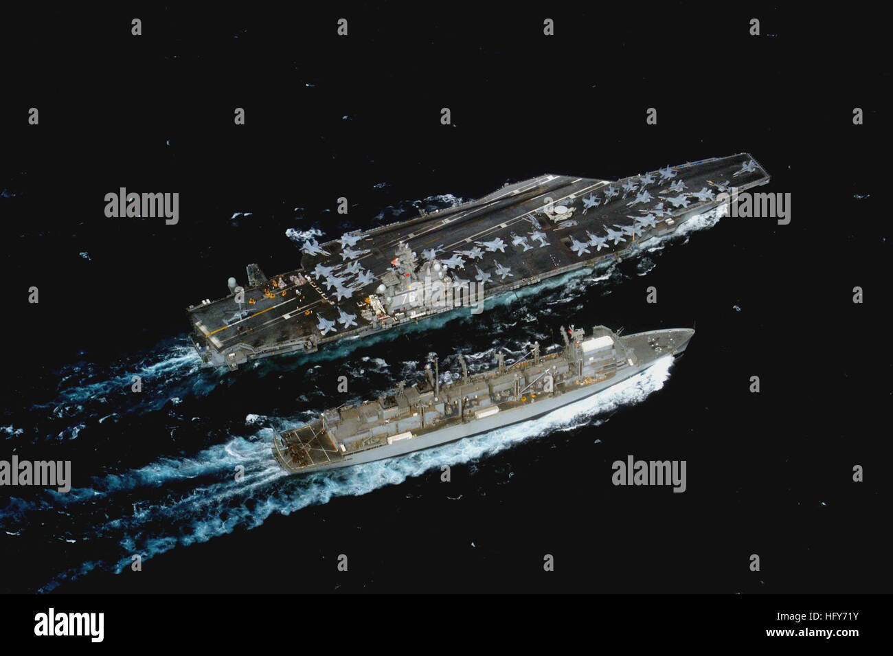 110519-N-1245E-030 ARABIAN GULF (May 19, 2011) The aircraft carrier USS ...