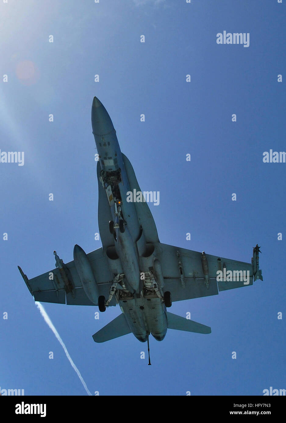 100601-N-3595W-001 ARABIAN SEA (June 1, 2010) An FA-18C Hornet assigned ...