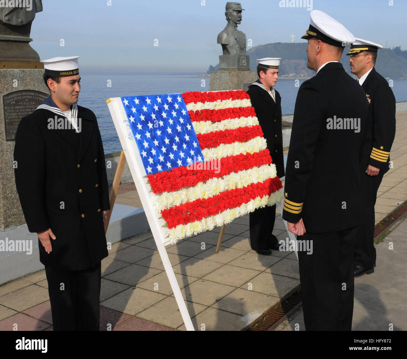 100608-N-8729S-007 PUERTO MONTT, Chile (June 8, 2010) Capt. Brian ...