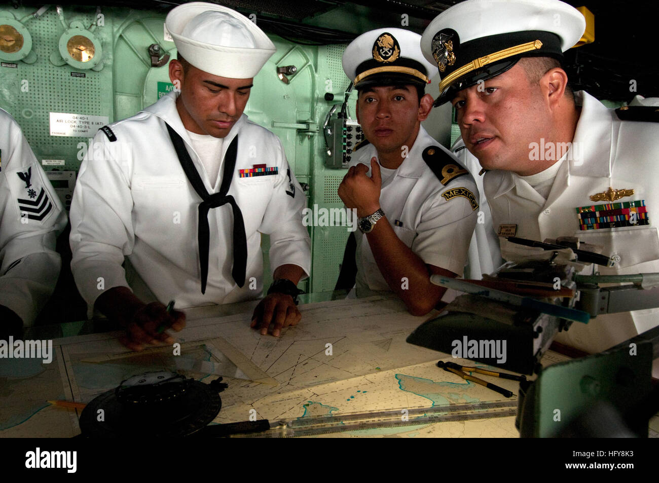 100615-N-5319A-002 MANZANILLO, Mexico (June 15, 2010) Quartermaster 3rd ...