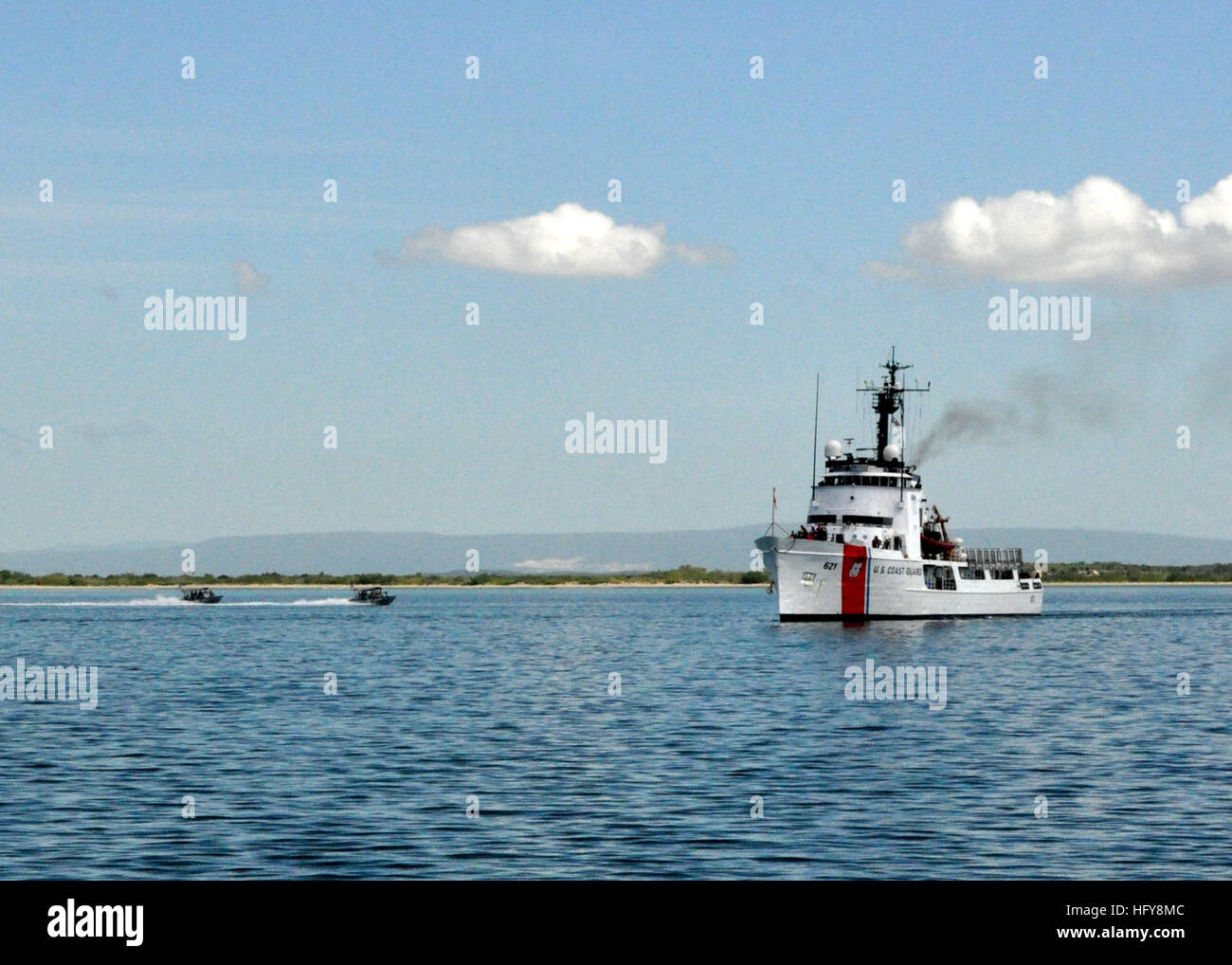 The United States Coast Guard medium endurance class cutter USCGC ...