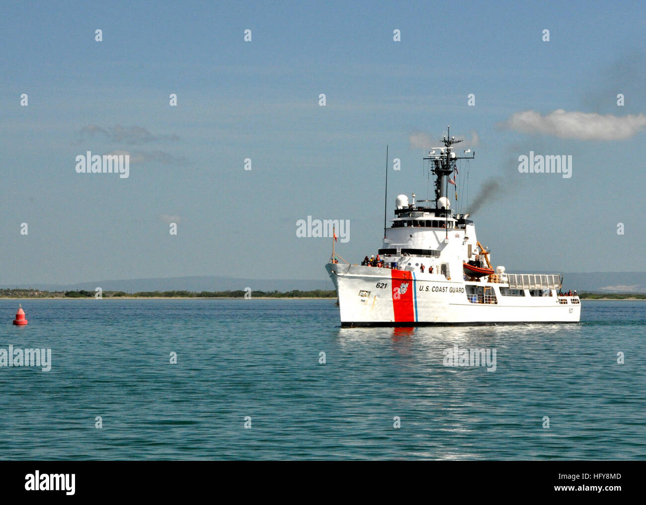 The United States Coast Guard medium endurance class cutter USCGC ...