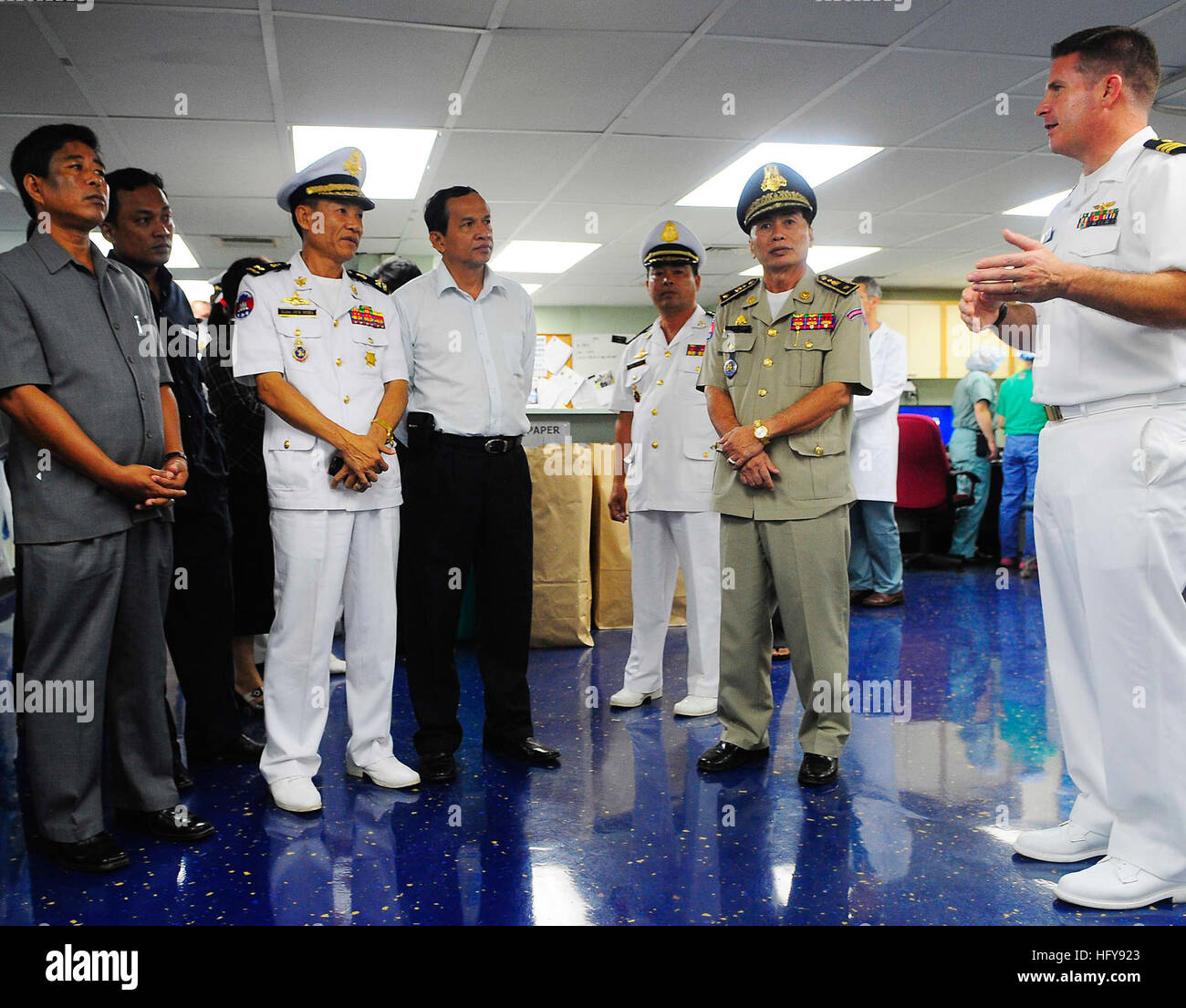 Commander of the cambodian navy hi-res stock photography and images - Alamy