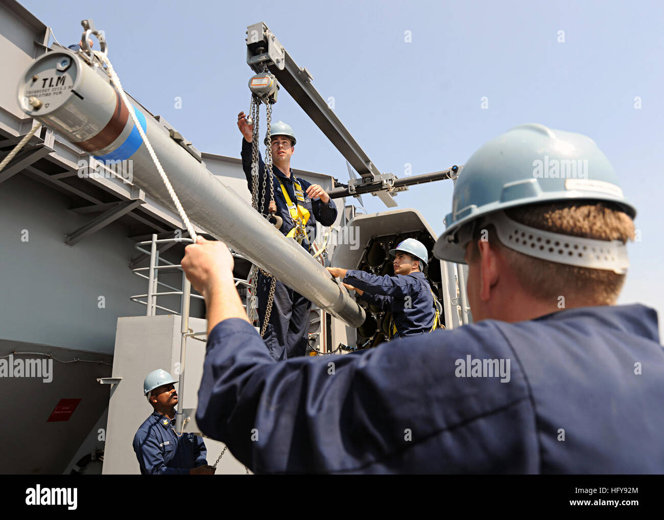 Rolling airframe missile launchers hi-res stock photography and images ...