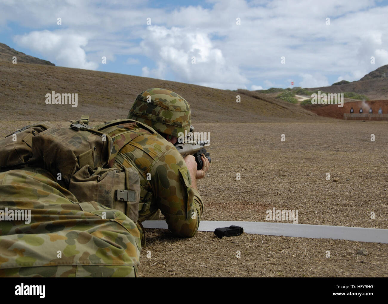 Royal marines rifle range hi-res stock photography and images - Alamy