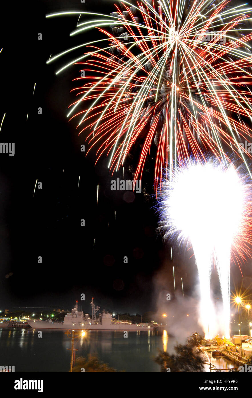 Navy fleet ships fireworks hi-res stock photography and images - Alamy