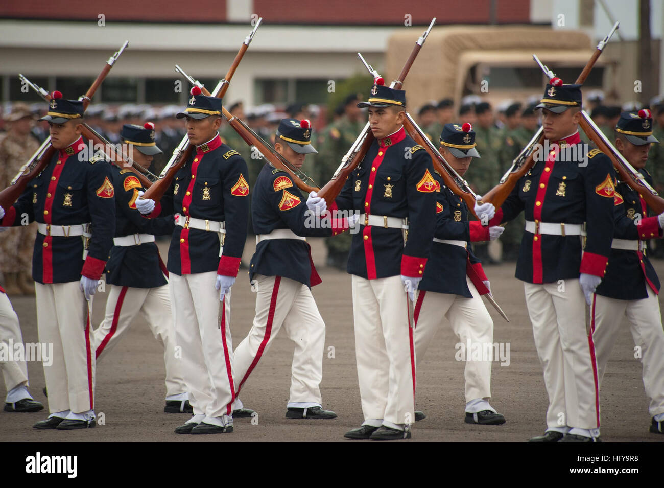 Members peruvian armed forces hi-res stock photography and images - Alamy