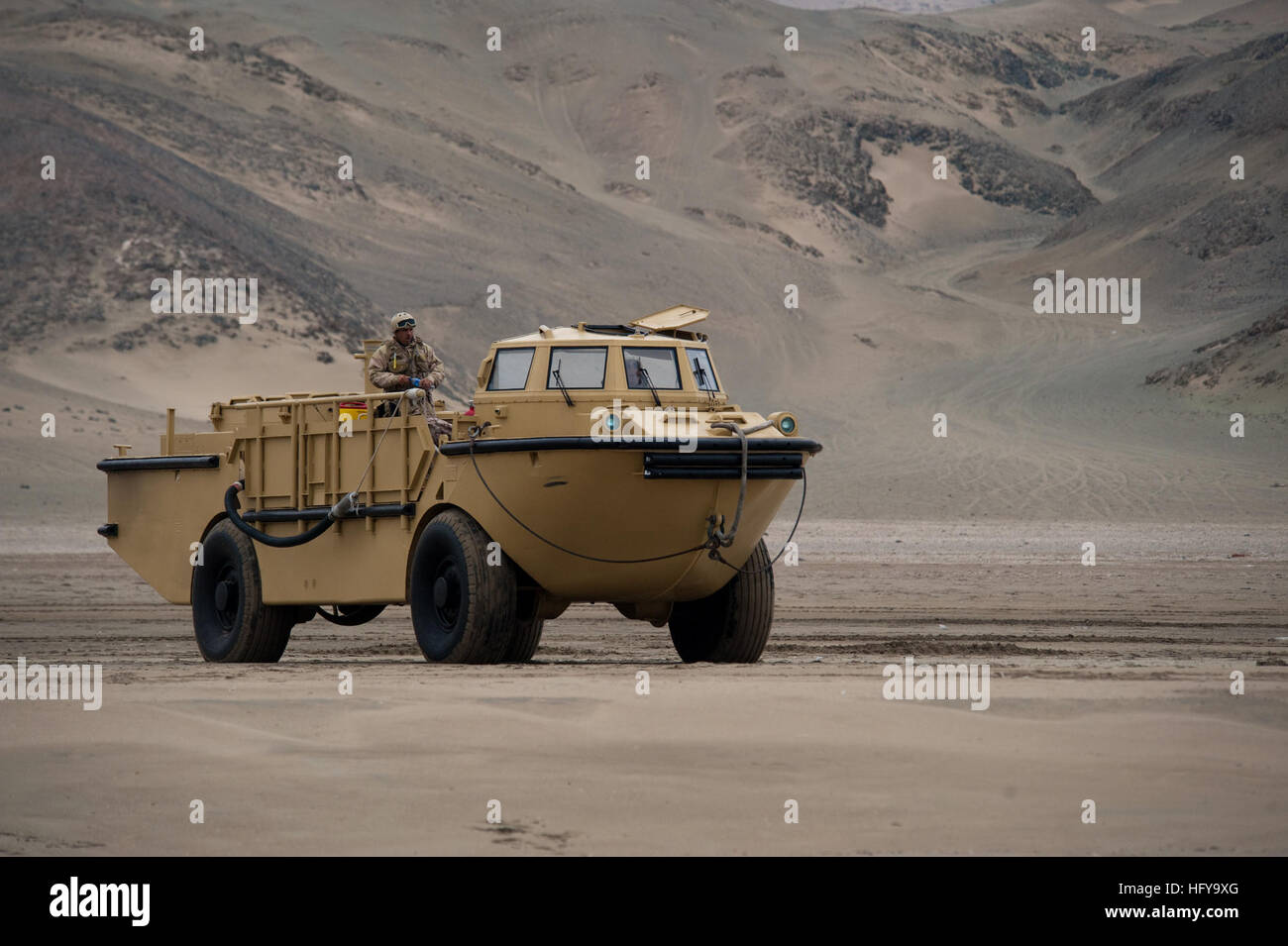 Lighter amphibious re supply cargo vehicle larc hi-res stock ...