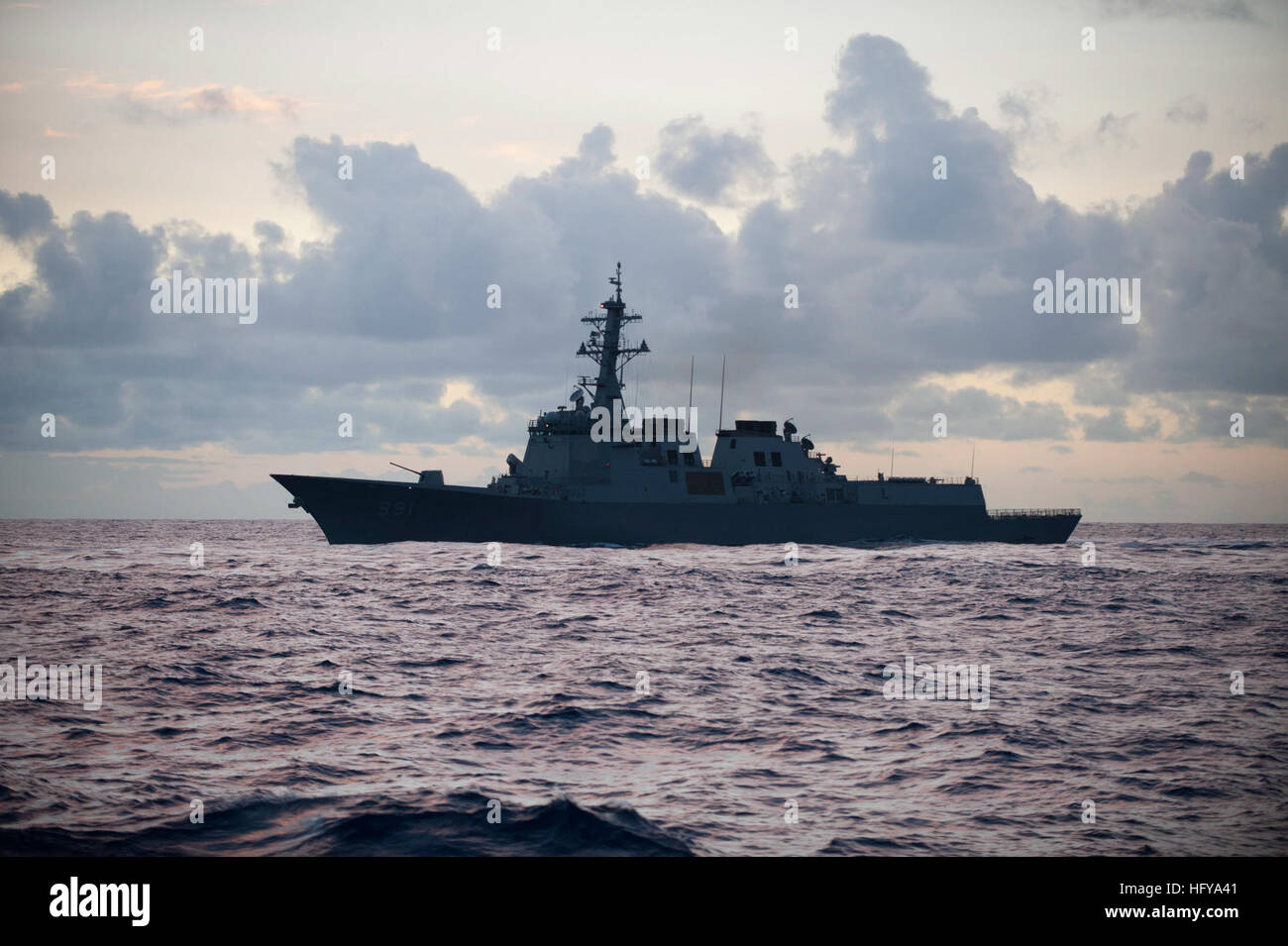 Sejong the great class guided missile destroyer hi-res stock ...