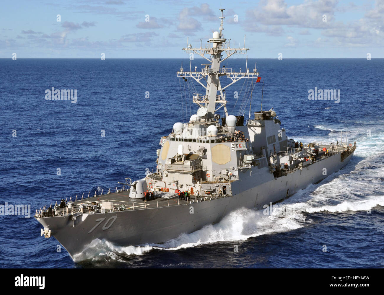 Arleigh burke class guided missile destroyer uss hopper ddg 70 hi-res ...