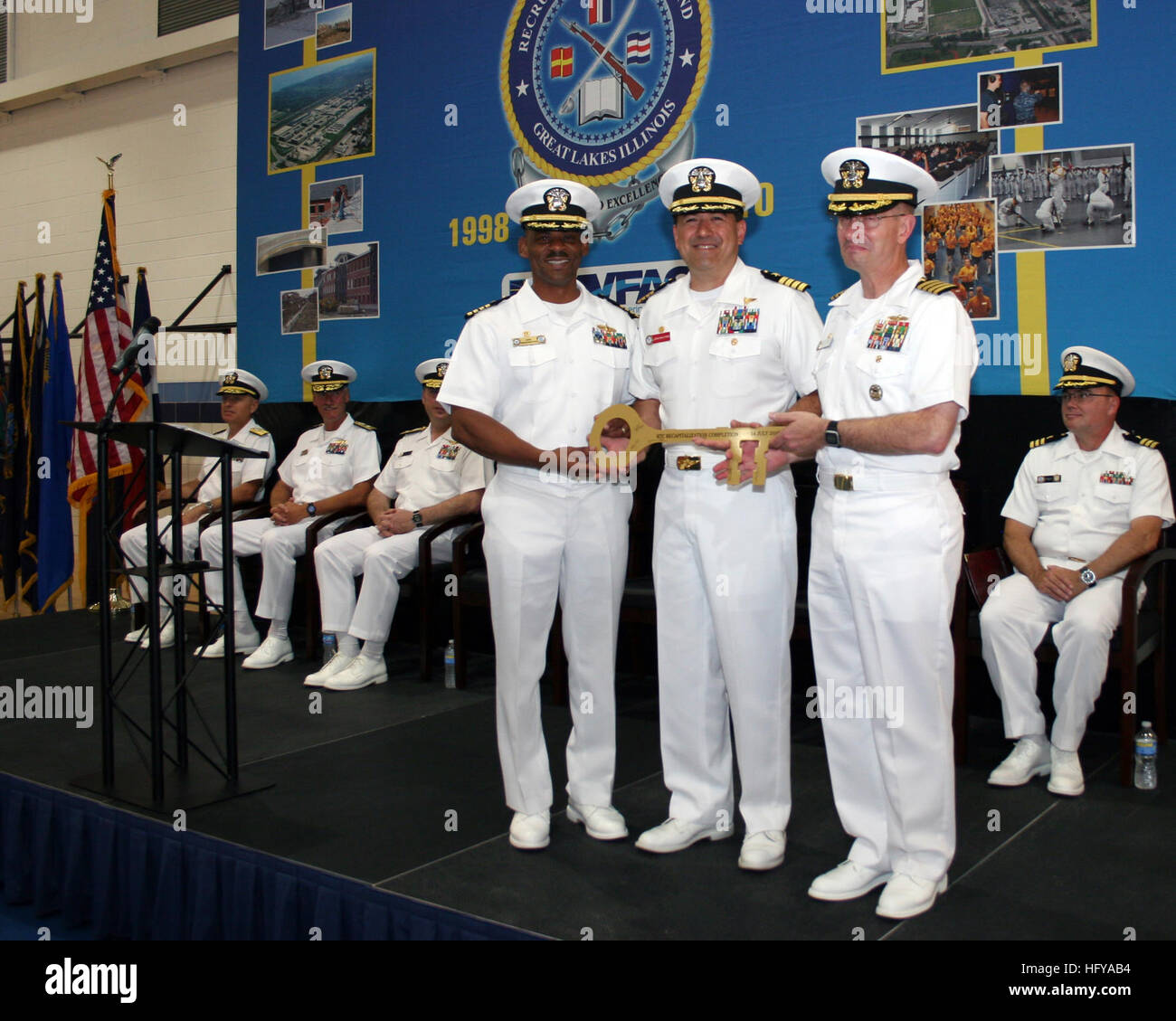 Naval Recruit Training Command Great Lakes High Resolution Stock ...