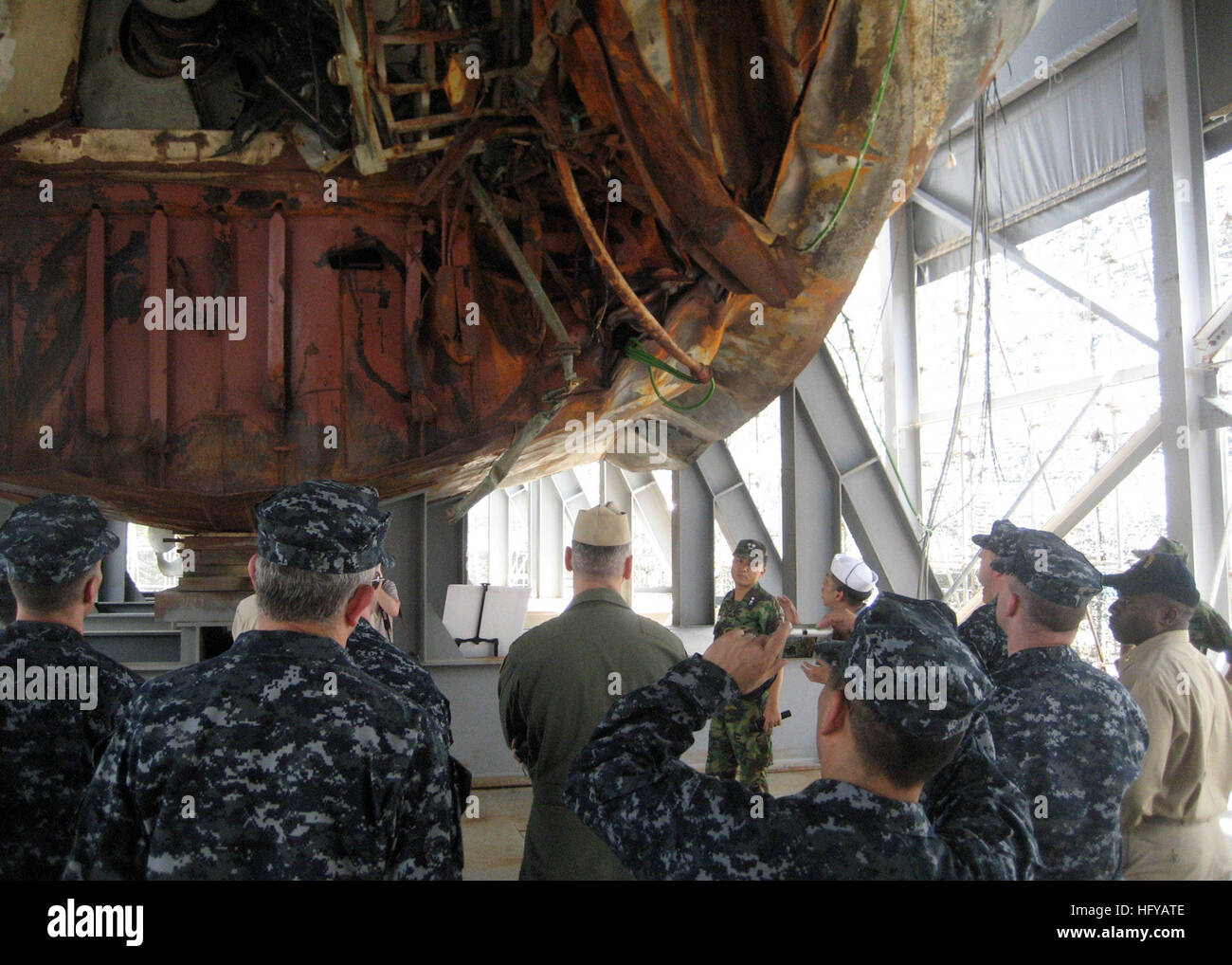 Korean war aircraft damage hi-res stock photography and images - Alamy
