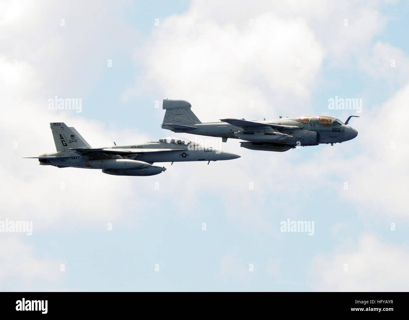 100724-N-4236E-456 ATLANTIC OCEAN (July 24, 2010) An EA-6B Prowler ...